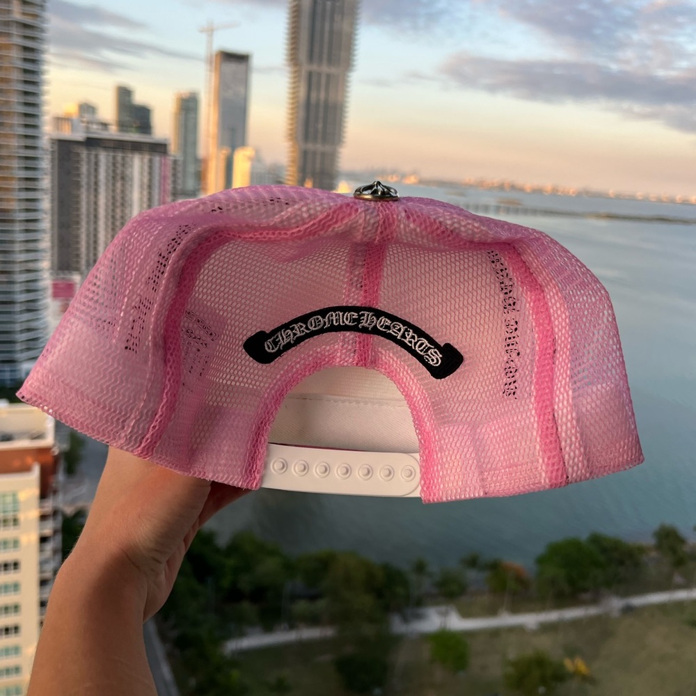 Authentic Pink Chrome Hearts Hat - Gem